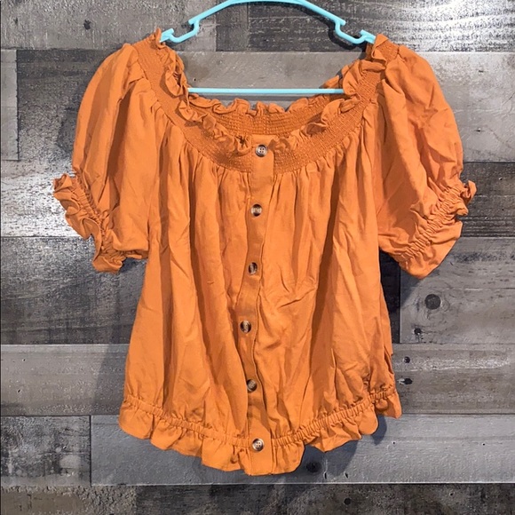 H&M | Tops | Hm Scrunched Top | Poshmark